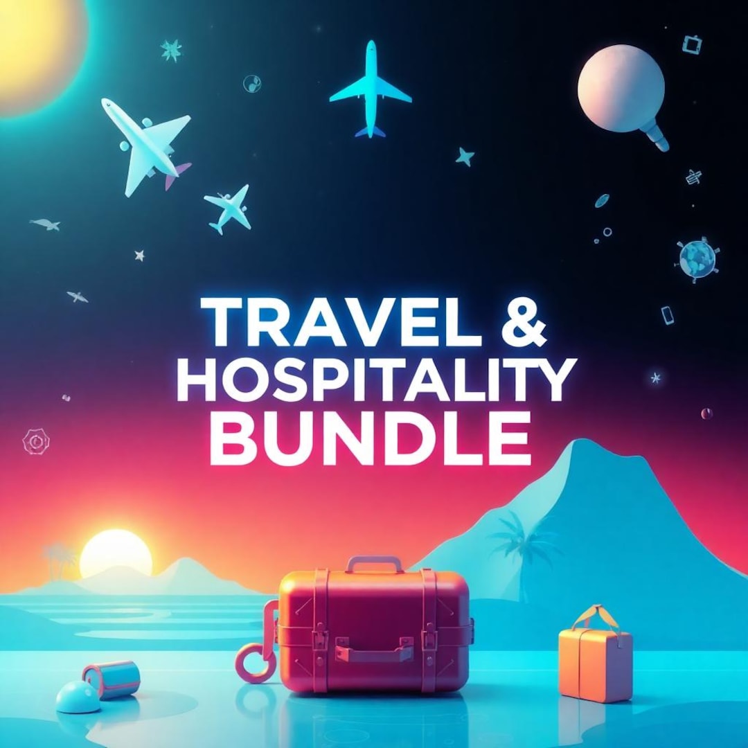 Travel & Hospitality Logo Template Bundle – 5 Minimalist Logo Designs | Logo Set for Hotels ...