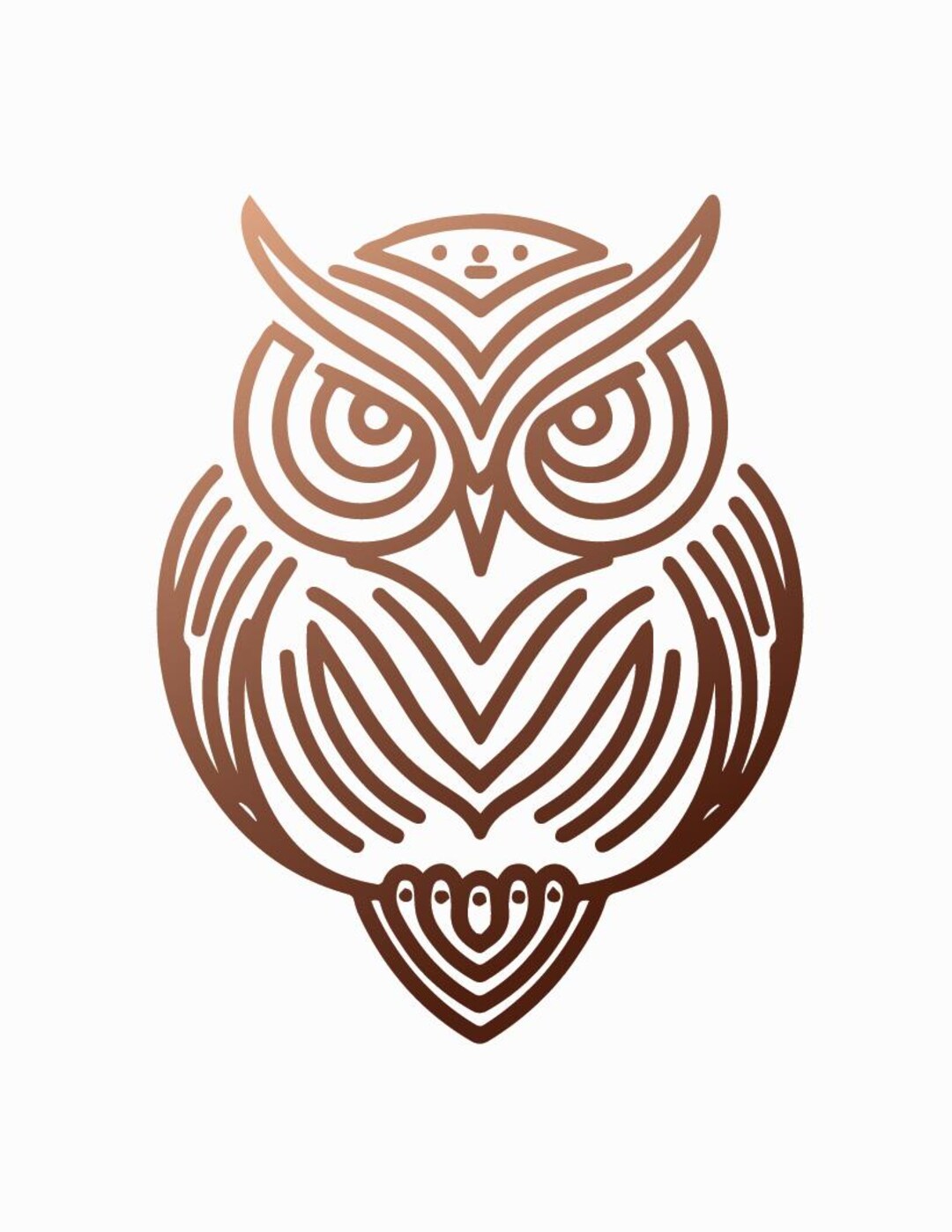 Penny Owl Finance Logo Template | Minimalist Mascot Design for Finance ...