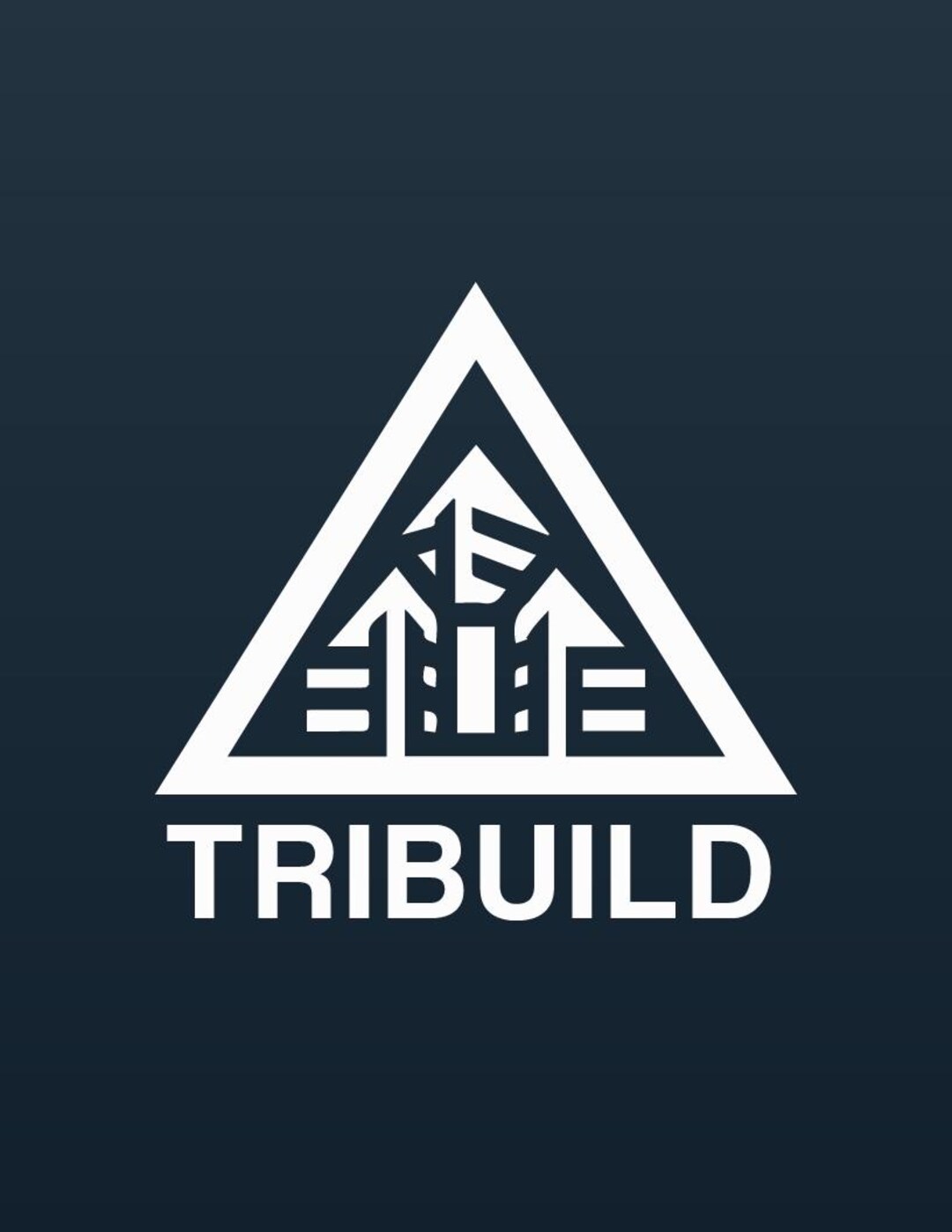 Modern Triangle Construction Logo for Tribuild – Geometric, Minimalist Logo for Builders ...