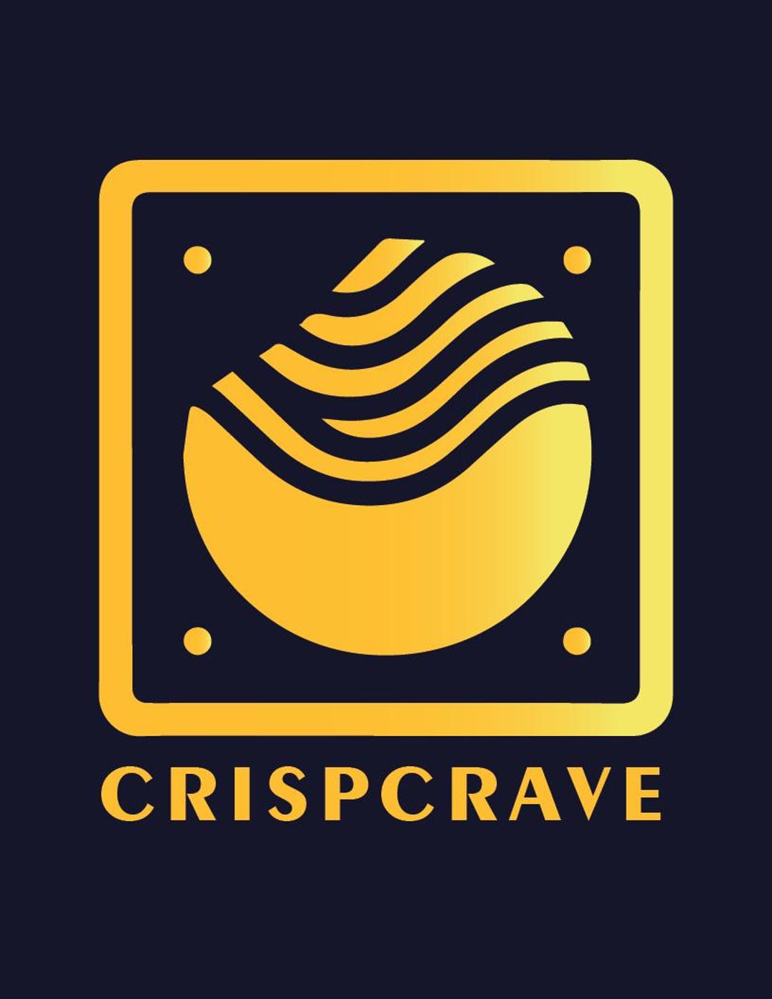 Minimalist Square Food Logo Template | Crispcrave Branding Design ...
