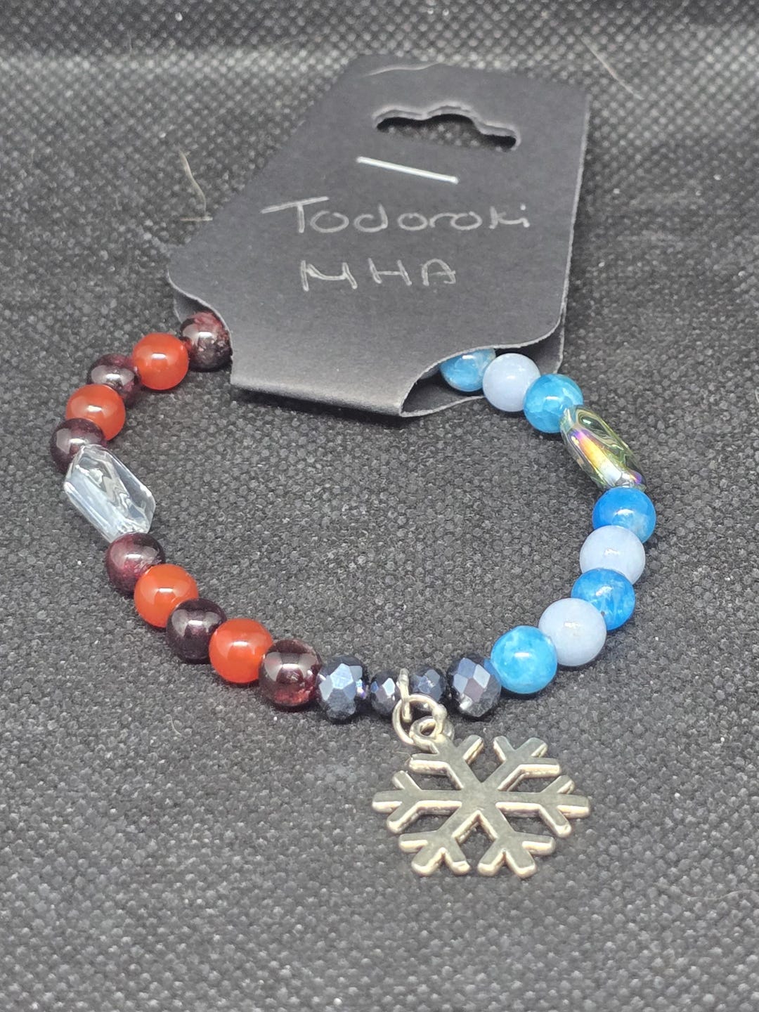 Todoroki Inspired Bracelet - Etsy