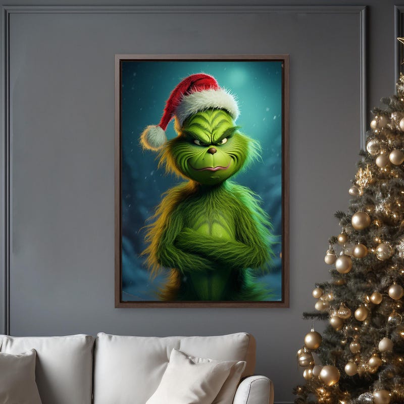 Grinch Picture Frame - Etsy