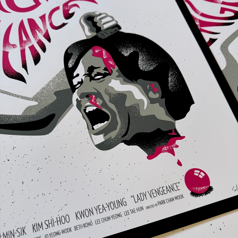 LADY VENGEANCE Alternative Movie Poster 24" X 18" Limited Screen Print ...