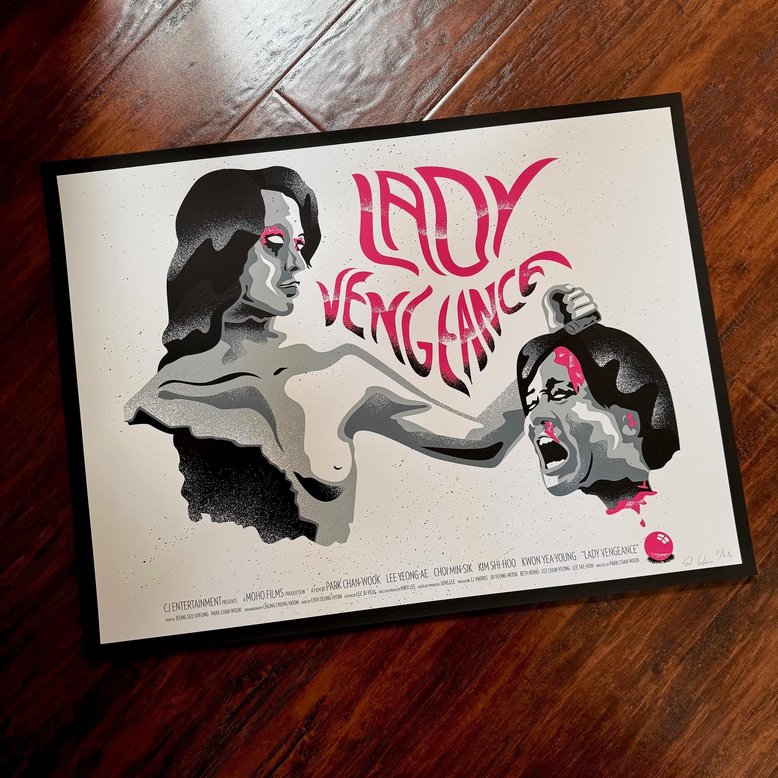 LADY VENGEANCE Alternative Movie Poster 24" X 18" Limited Screen Print ...