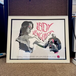 LADY VENGEANCE Alternative Movie Poster 24" X 18" Limited Screen Print ...