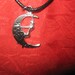 Lady Riding the Moon Lead Free Pewter/zinc Pendant Necklace - Etsy Canada