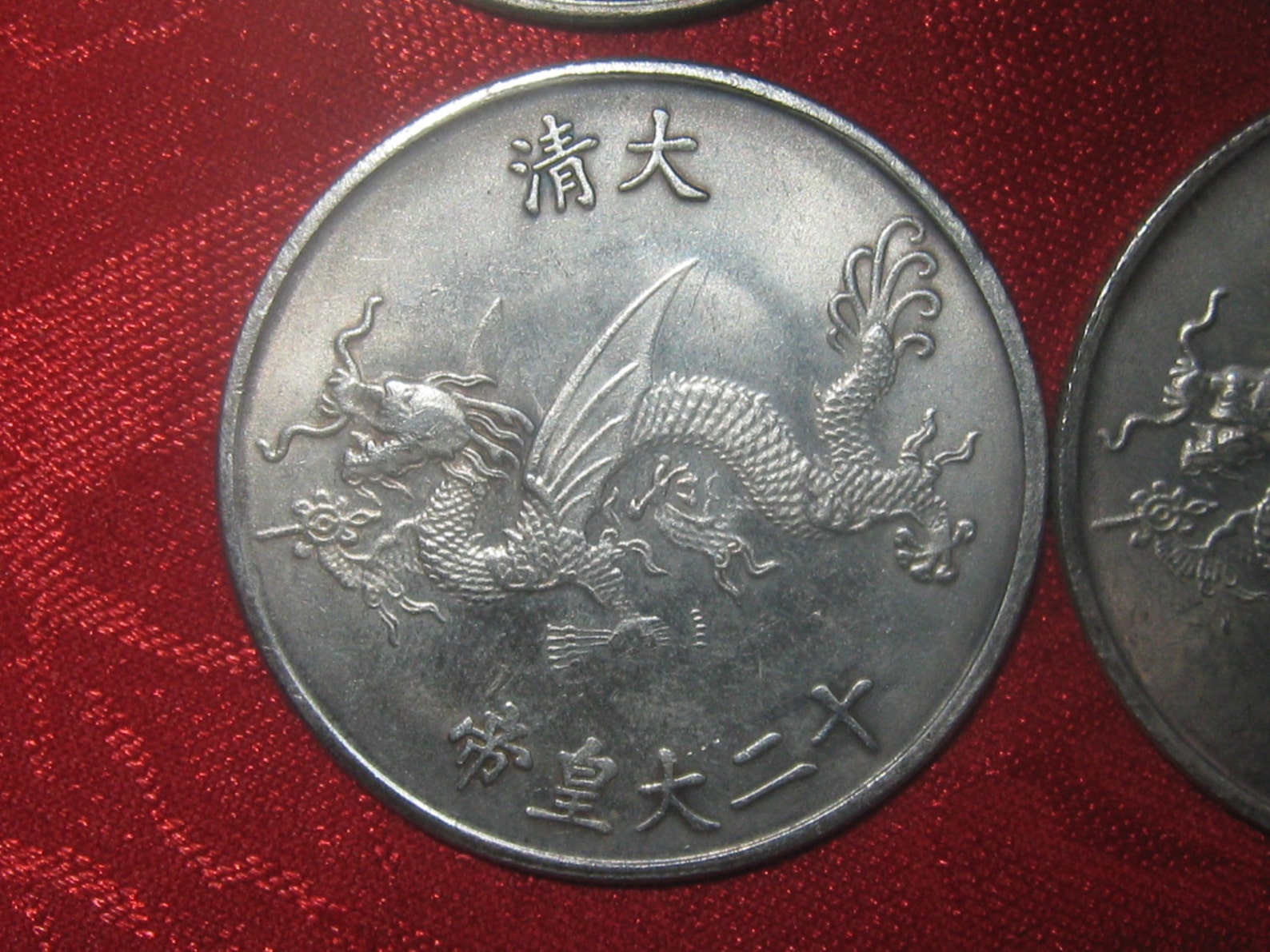 Wholesale Lot of 8 Chinese Dragon Coin Pendants 4 Novelty | Etsy