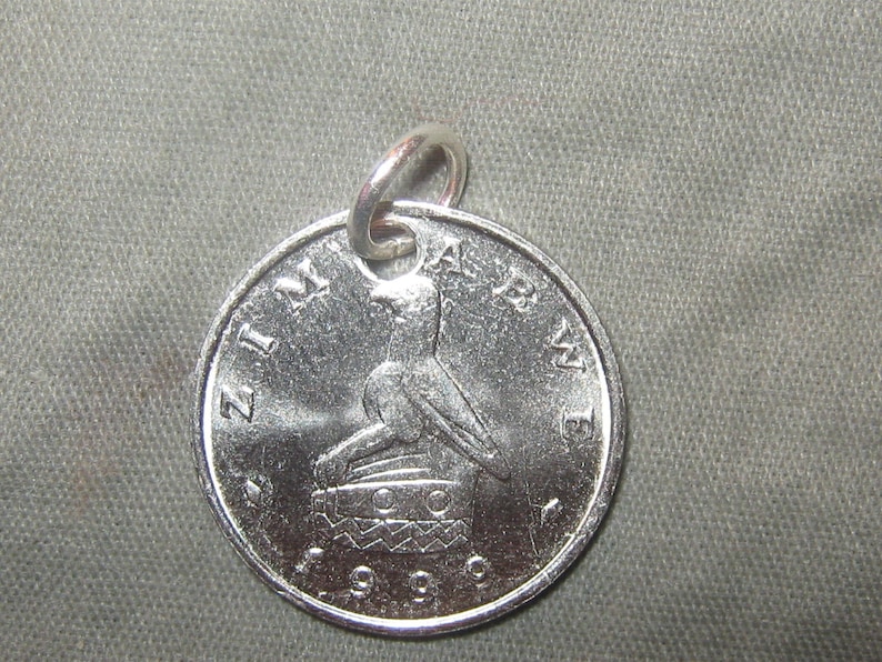 20MM Silver Tone ZIMBABWE Tree of Life Coin Pendant Necklace - Etsy
