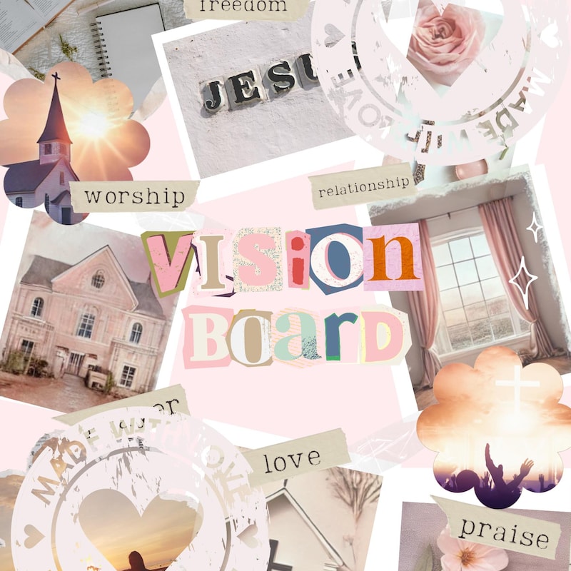 Teen Vision Board Template - Etsy