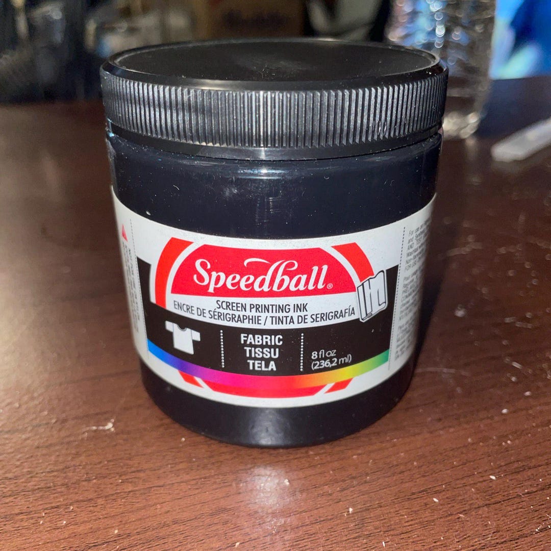 Speedball Black Screen Printing Ink, Screen Printing, Design Supplies ...