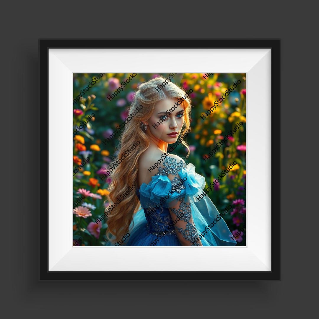 Princess AI Art | Digital Download | Printable Wall Art | Digital Art ...