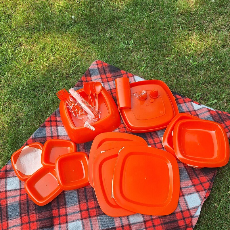 Plastic Picnic Set - Etsy