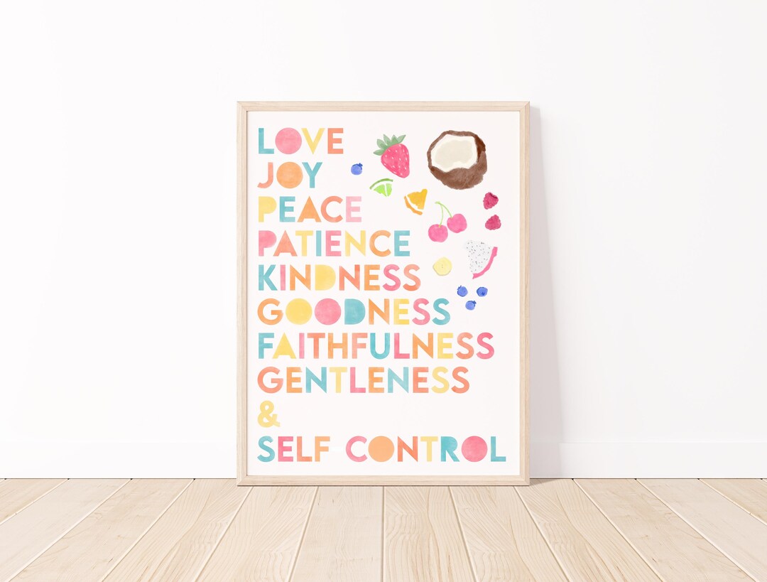 Preppy Colorful Bible Digital Wall Art Print, Trendy Wall Art for Teens ...