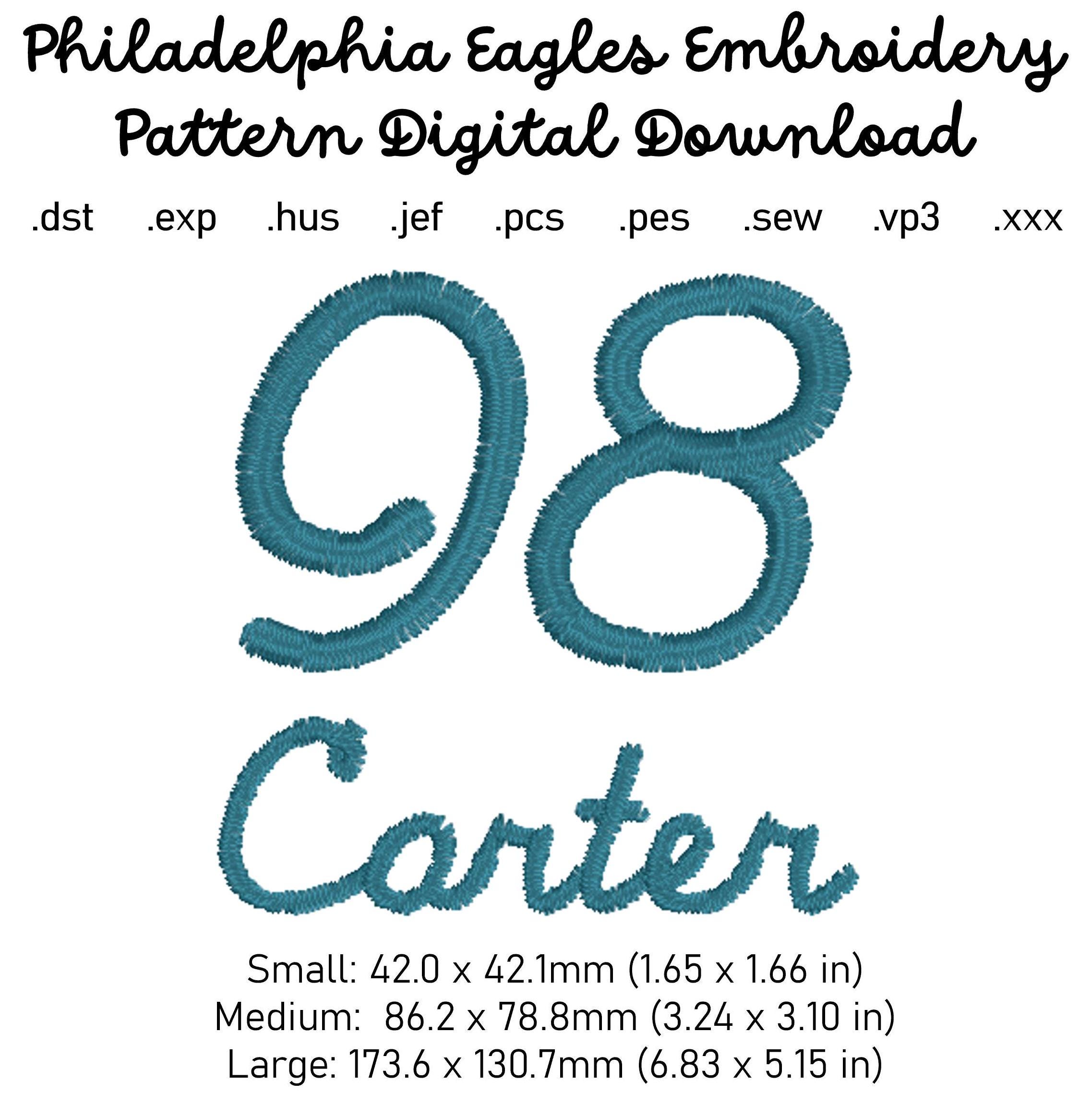 Philadelphia Eagles Embroidery Pattern Bundle - Etsy