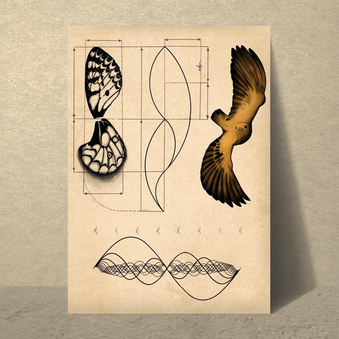 Do Re Mi Art Print - Geometric Illustration - Fibonacci's Garden ...