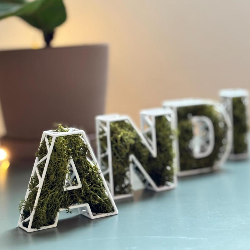 Moss Sign - Etsy