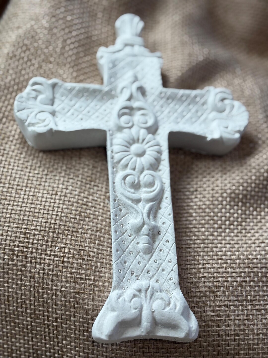 Decorative Stone Cross Created by Hand. - Etsy