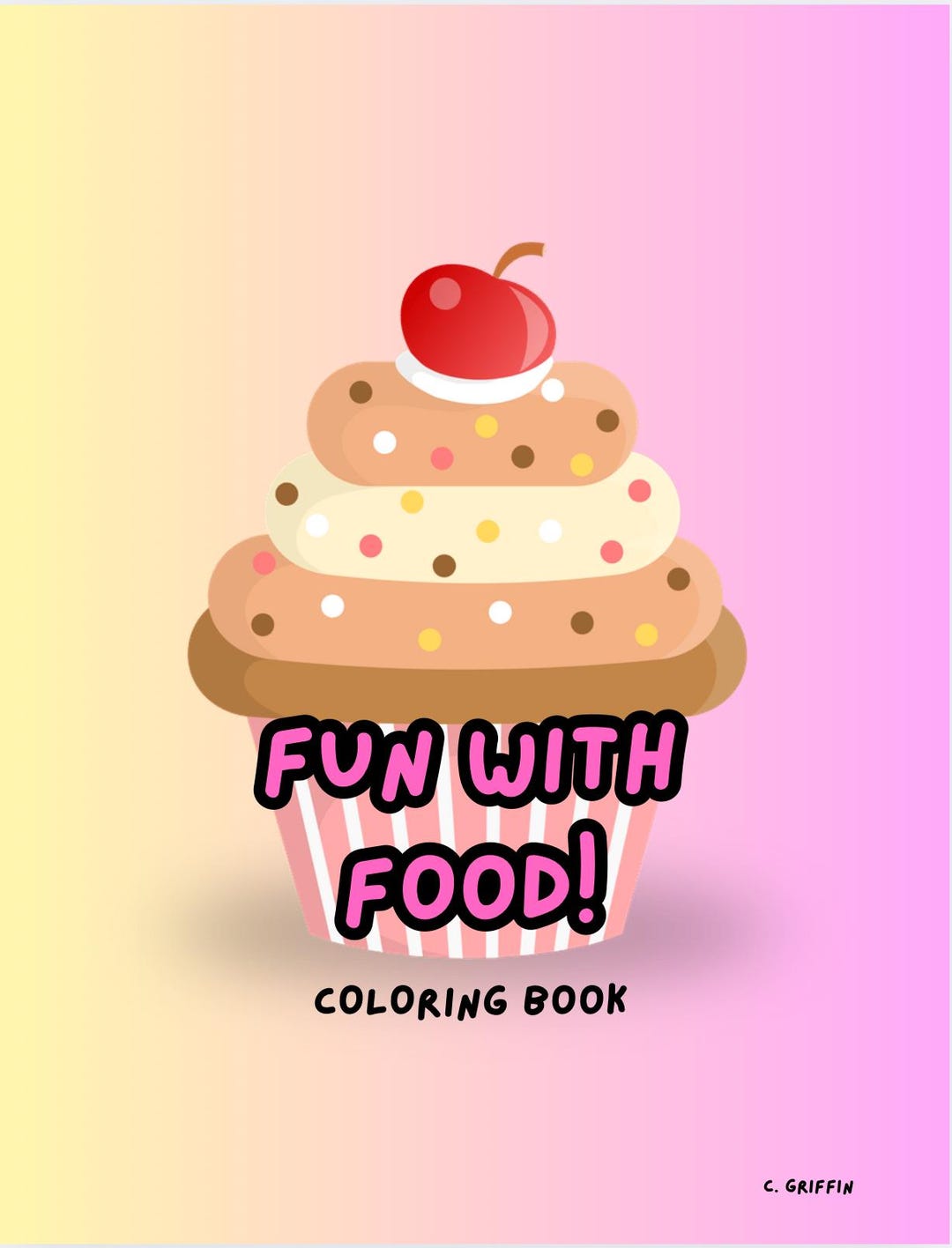 Fun With Food! Coloring Book - Etsy