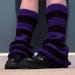 Custom Leg Warmers Flared Striped Made to Order Handknit Handmade - Etsy