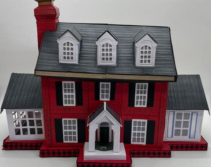 3D Lighted Balsam Manor Home Decor - Etsy