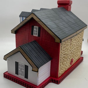 3D Lighted Balsam Manor Home Decor - Etsy