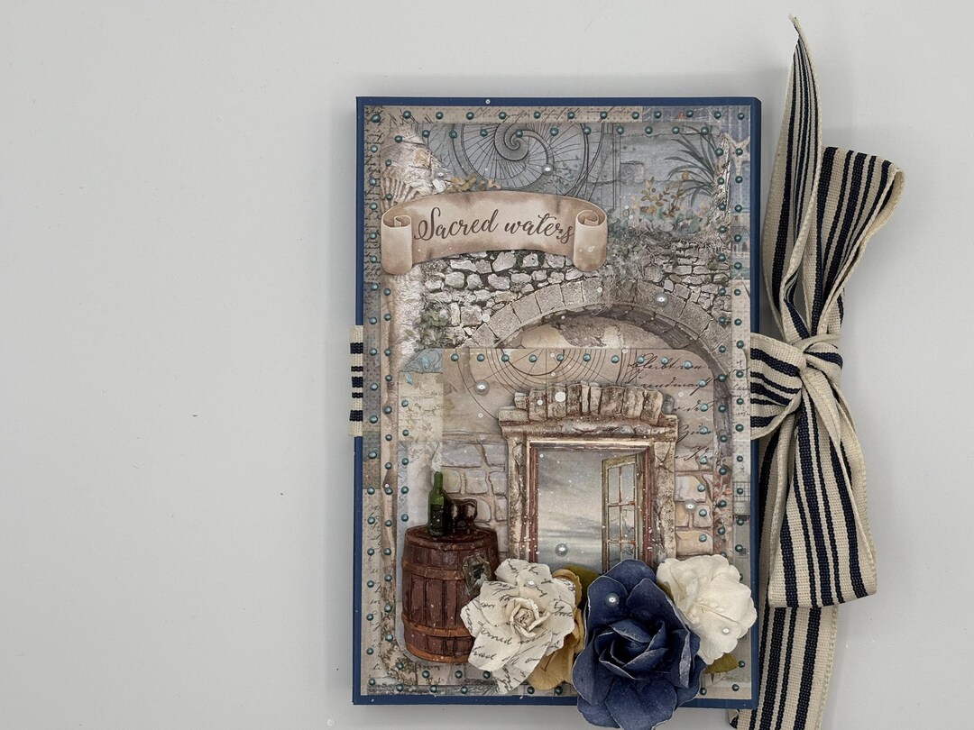 Photo Album/junk Journal: Seaside Ocean Travel View Wine Barrel - Etsy