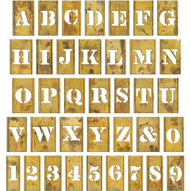 Chipboard Letters - Etsy