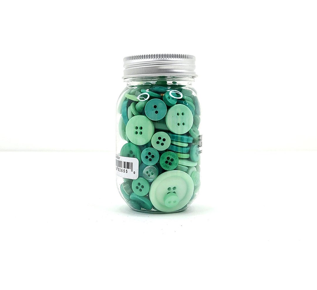 Tide Water Buttons - 200+ Buttons - Green Blue Buttons - Assorted Sizes ...