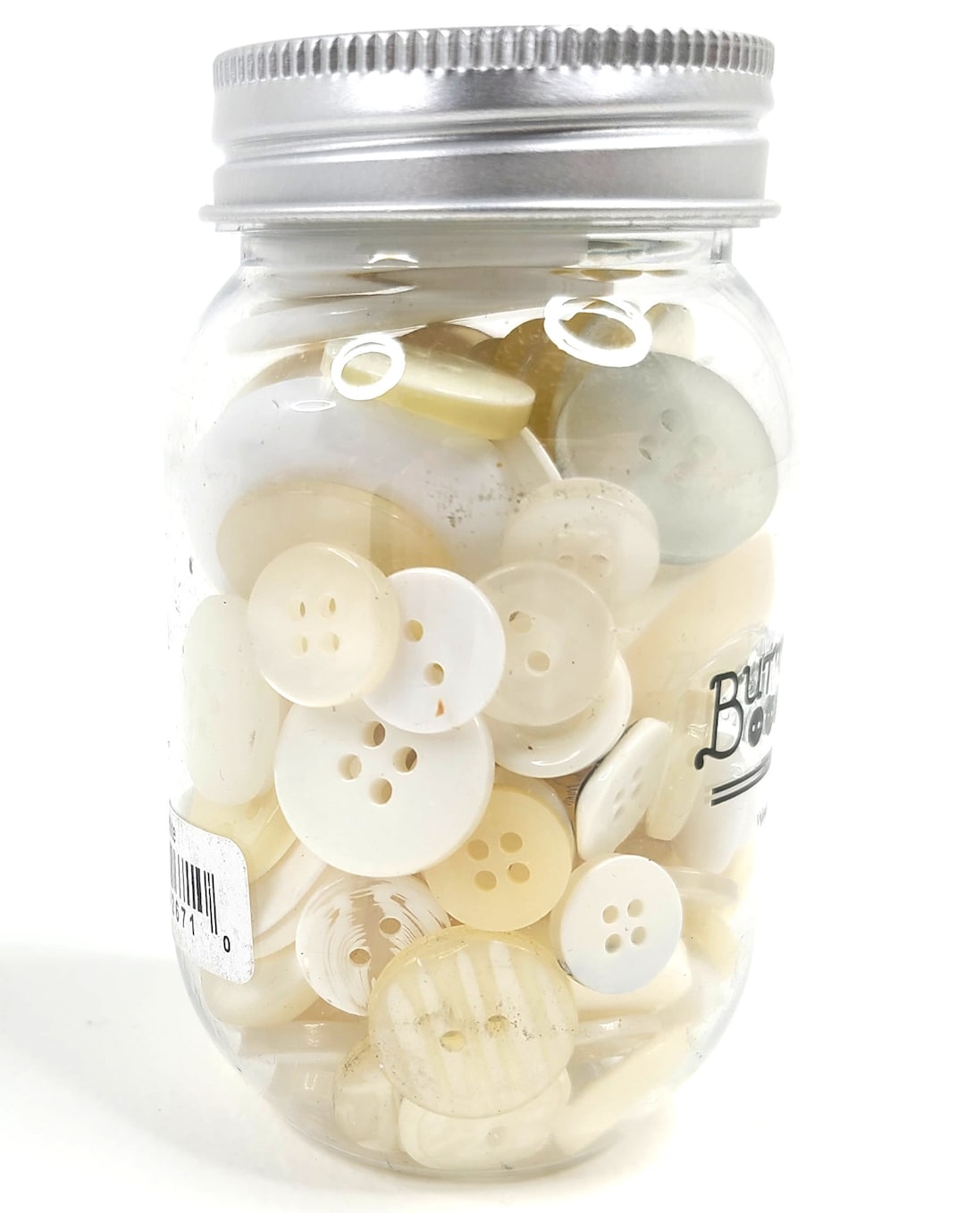 Antique White Buttons - 200+ Buttons - White Cream Buttons - Assorted ...