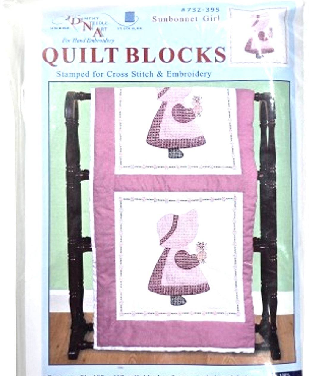 Sunbonnet Girl 18 X 18 Quilt Blocks Set of 6 JDNA Jack Dempsey - Etsy