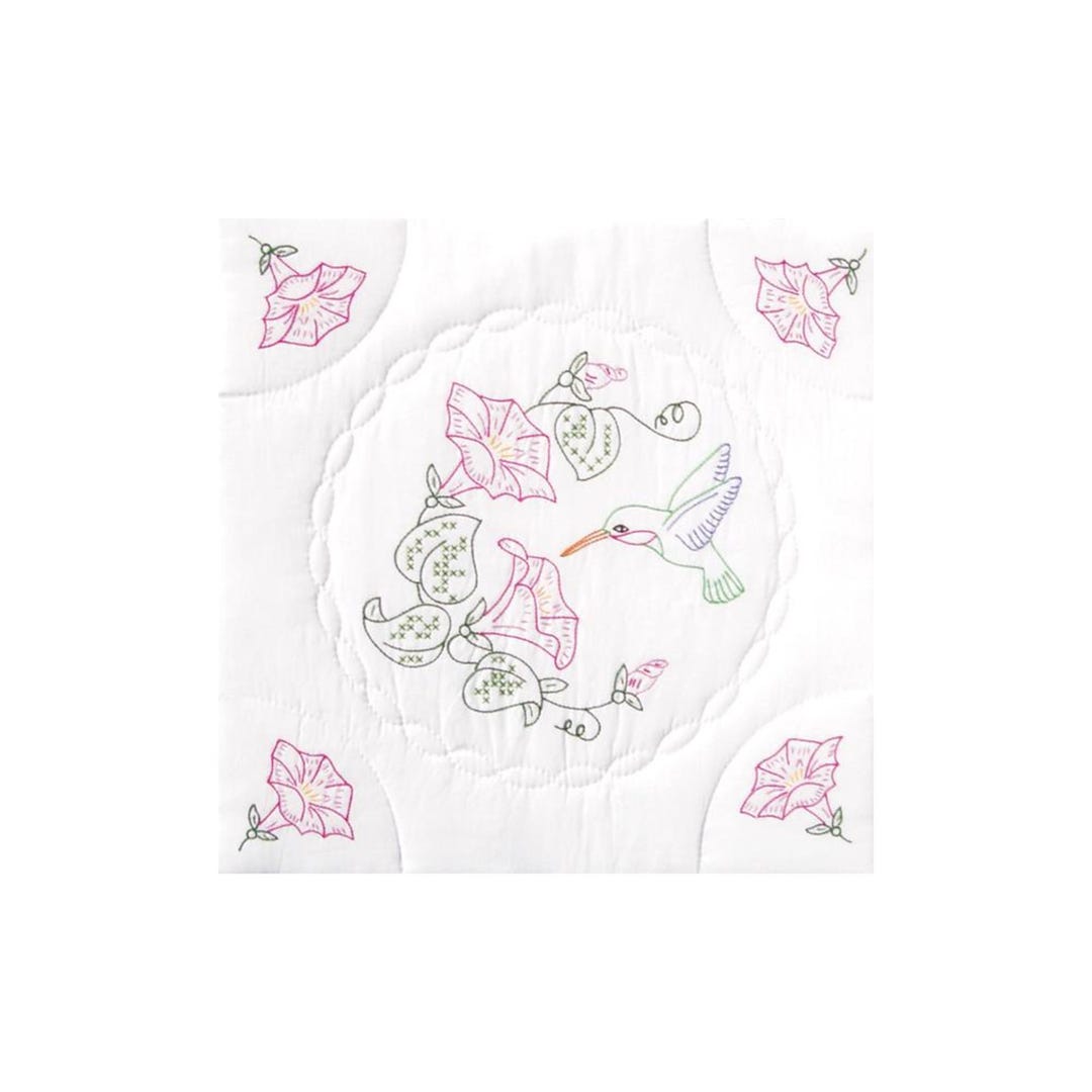 Hummingbird - 18" X 18" Quilt Blocks - Set of 6 - JDNA - Jack Dempsey ...