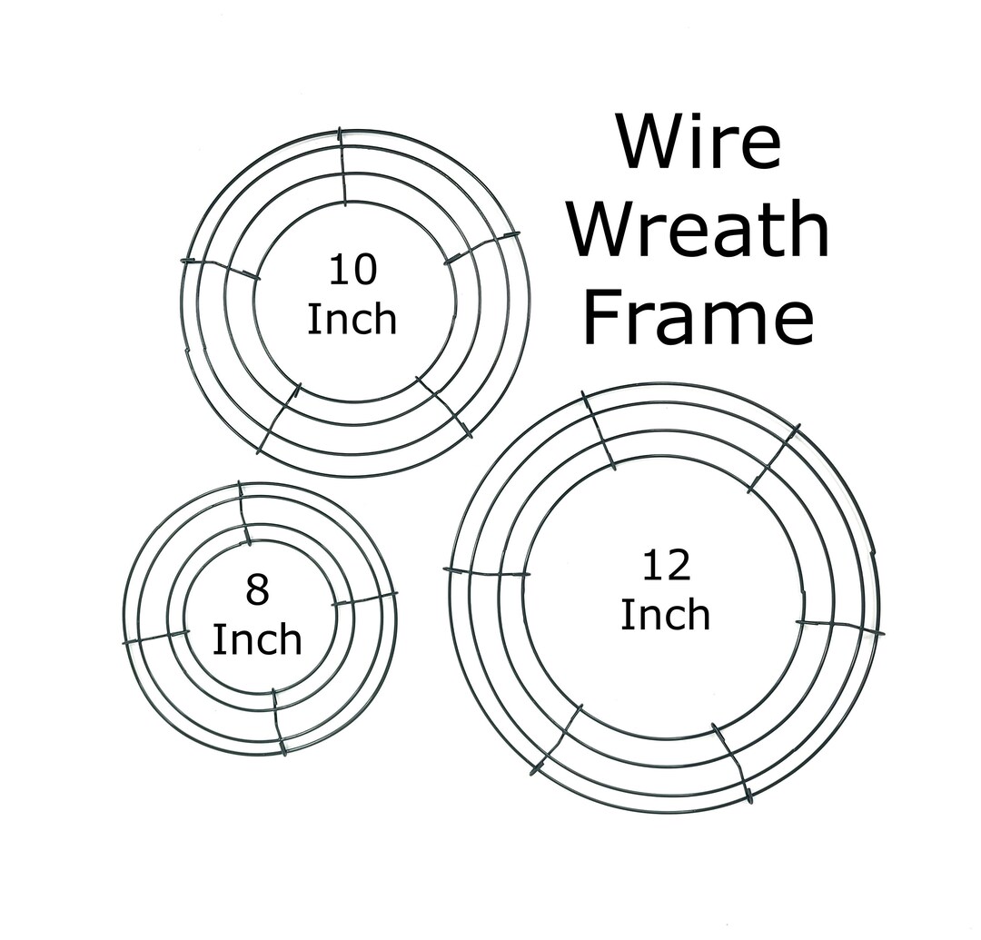 Wire Wreath Frame Wire Box Frame Floral Design Door Wreath Base Wire ...