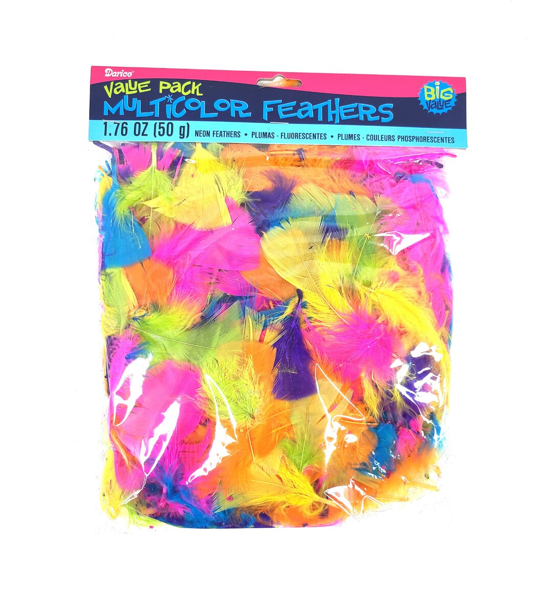 Feathers - Multicolor - Neon Feathers - Arts and Craft - Etsy