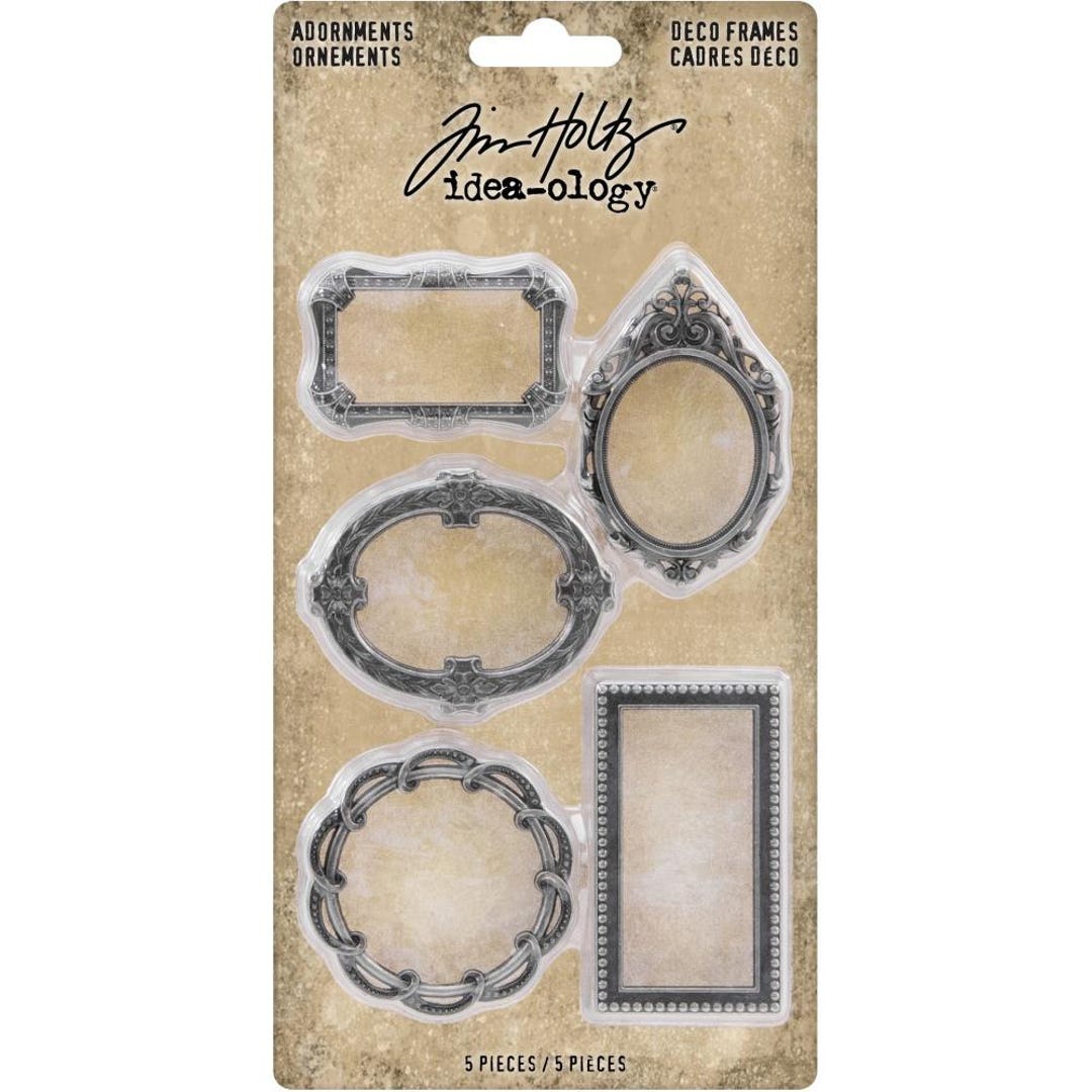 Metal Frames - Tim Holtz - Idealogy - 5 Frames - Deco Frames - Etsy