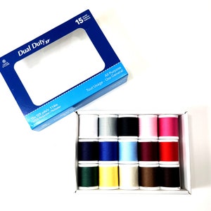 Sewing Thread - Coats and Clark Thread Box - 15 Spool - Thread Box ...