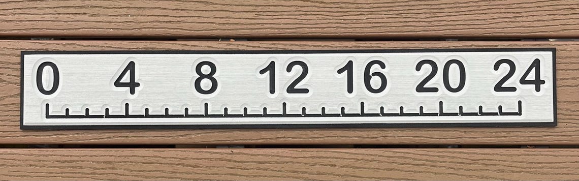 Fish Ruler, EVA Marinemat - Etsy