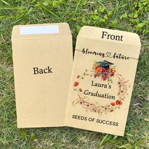 Personalized Graduation Seed Packets: Seeds of Success Favor - Etsy