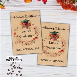 Personalized Graduation Seed Packets: Seeds of Success Favor - Etsy