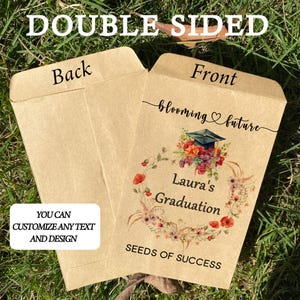 Personalized Graduation Seed Packets: Seeds of Success Favor - Etsy
