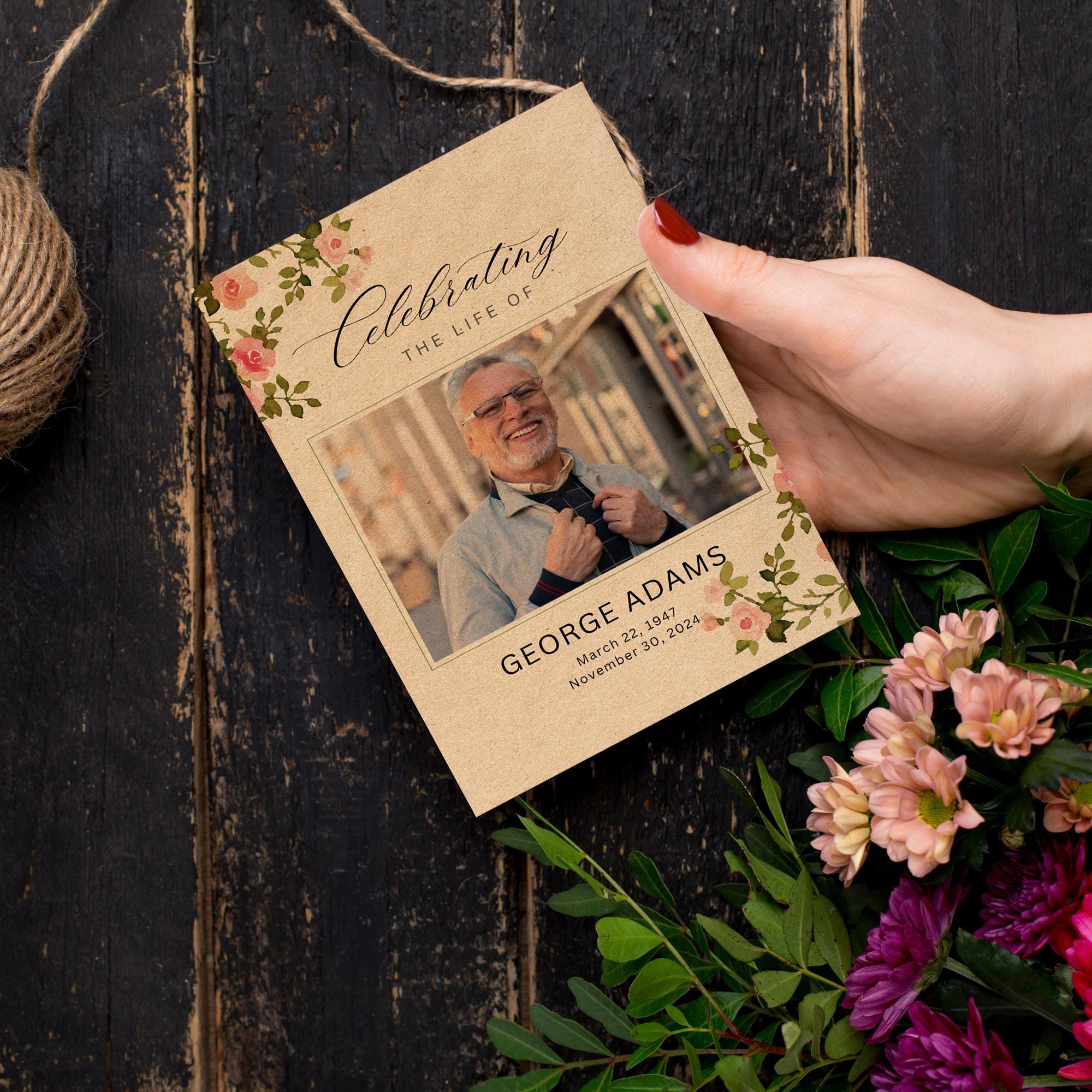 Custom in Loving Memory Seed Packets | Wildflower Funeral Favors With ...