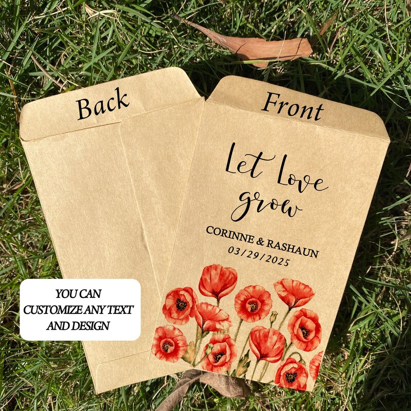 Seed Packet Favors - Etsy