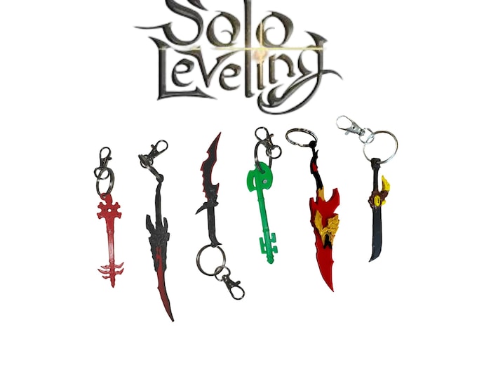 The Ultimate Solo Leveling Keychains - Etsy