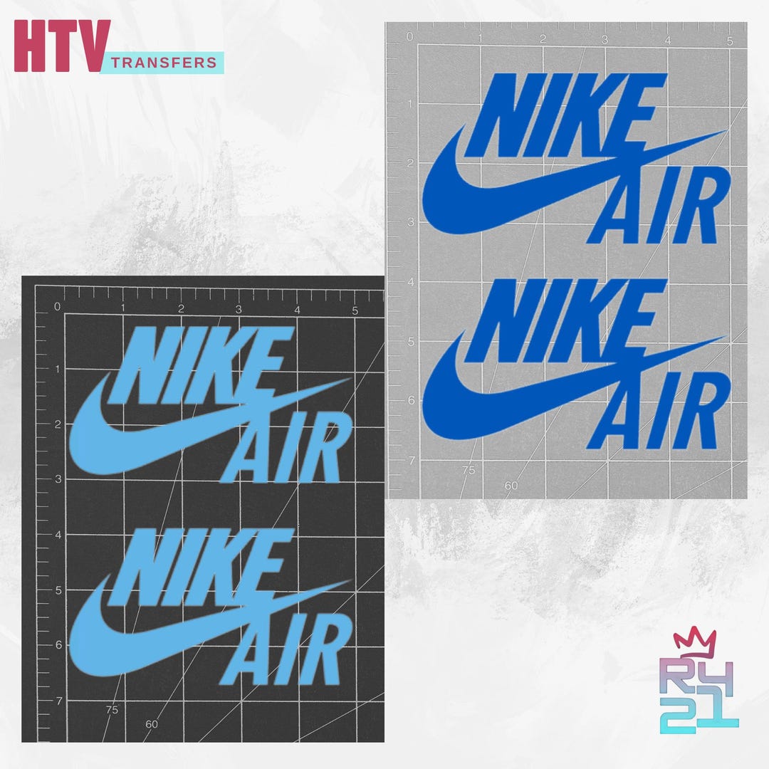 Iron-on Swoosh AIR Logo HTV Heat Transfer – Custom Design for Shirts ...