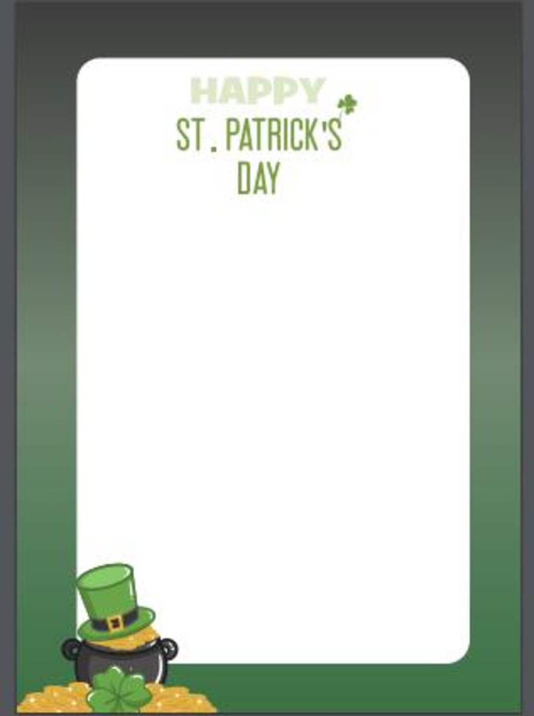 St. Patrick's Day Stationery - Etsy