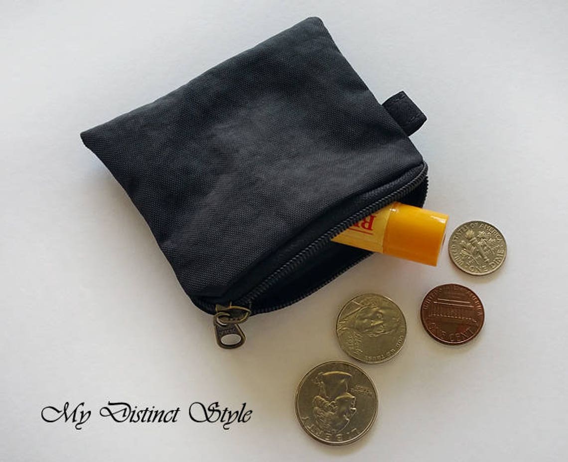 CHOOSE ONE / Mini Coin Purse / Crinkle Nylon Coin Purse / | Etsy
