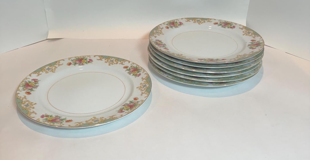 Noritake Imperial China (japan) – Set of 7 Dinner Plates – Elegant ...