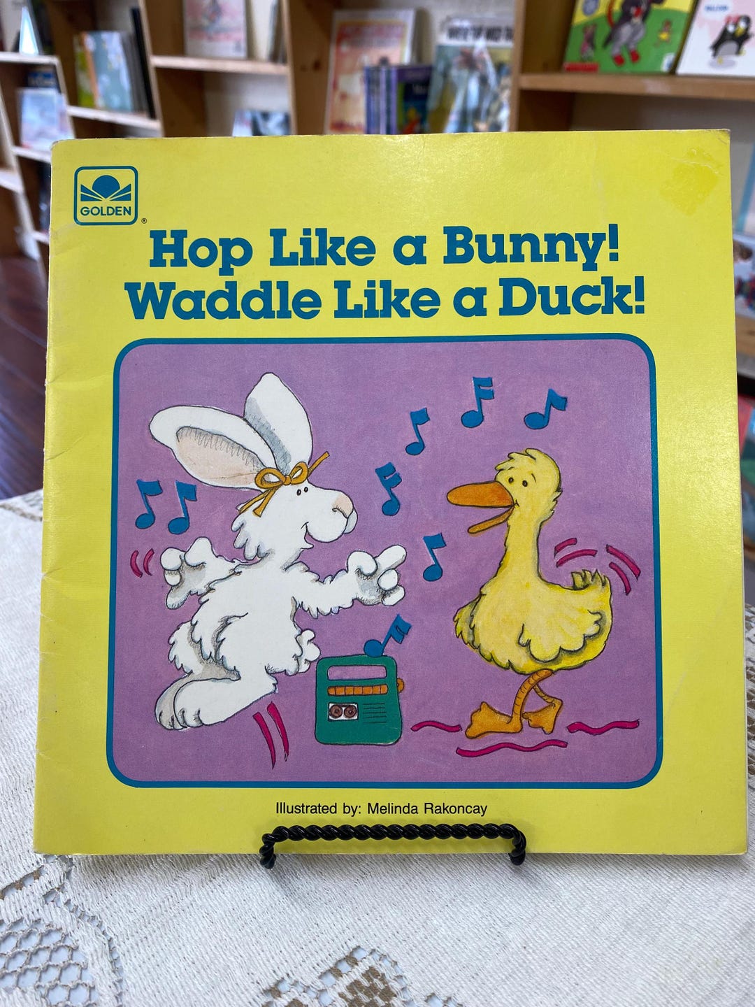 Hop Like a Bunny Waddle Like a Duck | 1980s Activity Book for Kids ...