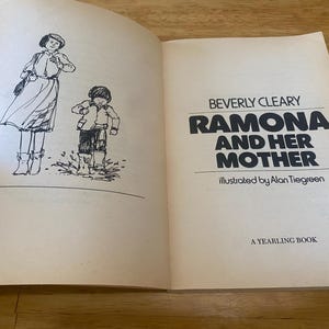 Ramona and Her Mother by Beverly Cleary | Second Edition Paperback ...