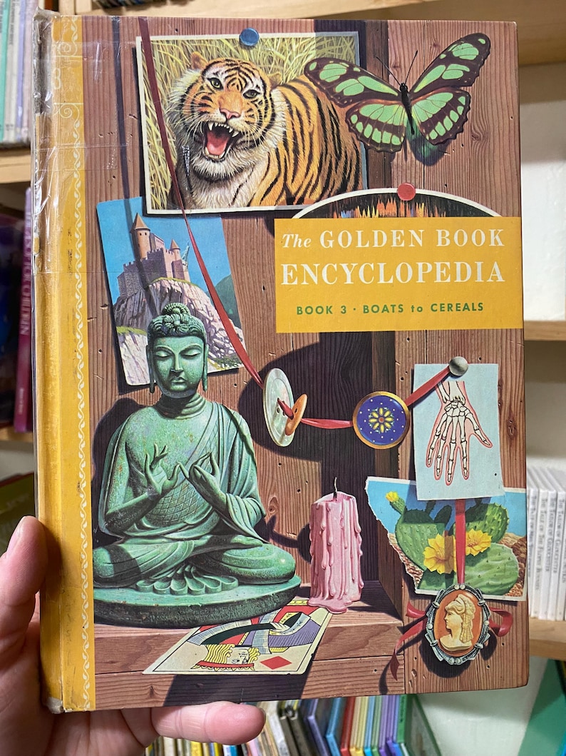 The Golden Book Encyclopedia | Vintage Children's Reference, 1960 - Etsy