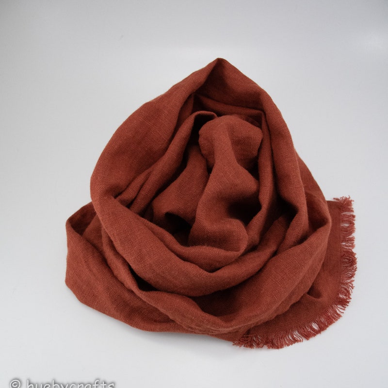Burnt Orange Scarf - Etsy